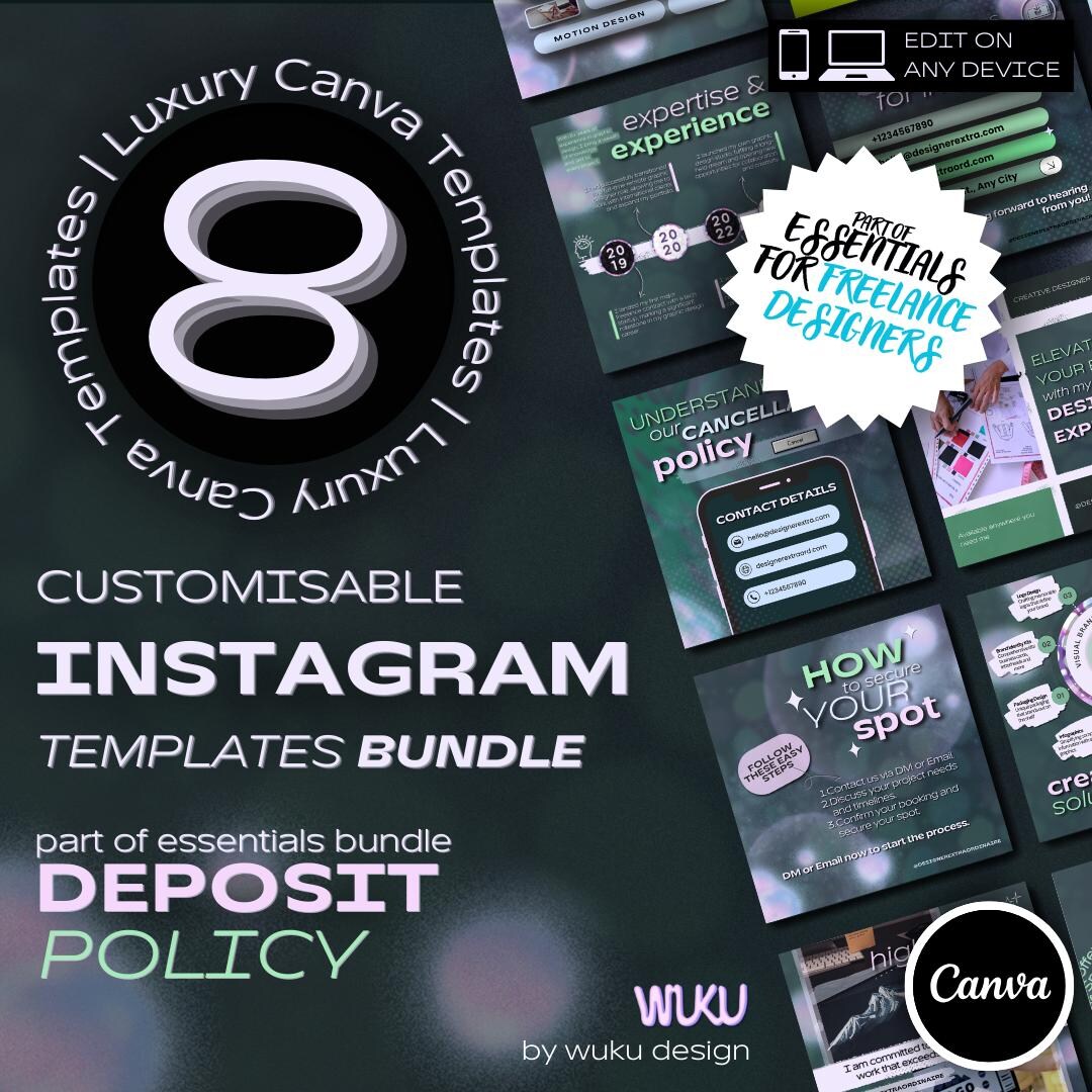 Customisable Canva Templates for Freelance Designers - Essential ...