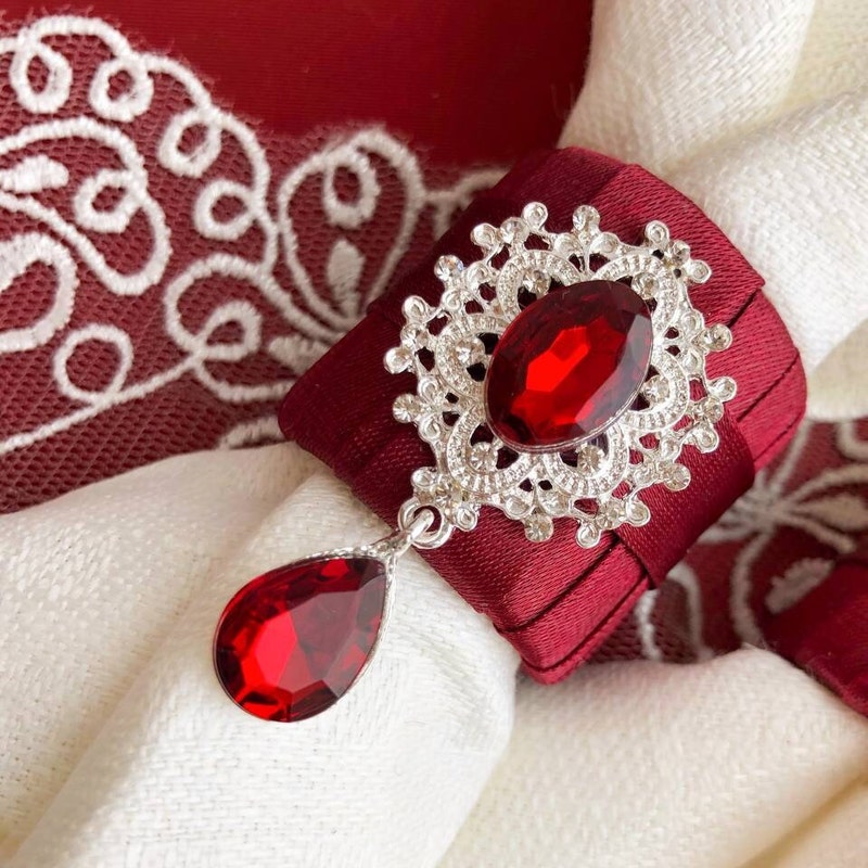 Crystal Napkin Rings - Etsy