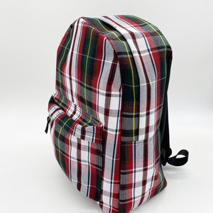 School Uniform Plaid Backpack/back to School/sport,travel Backpack ...