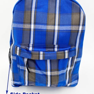 School Uniform Plaid Backpack/back to School/sport,travel Backpack ...