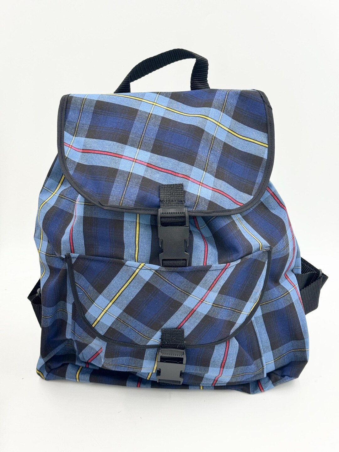 Plaid 41/school Uniform Plaid Backpack/drawstring Top/back to School ...