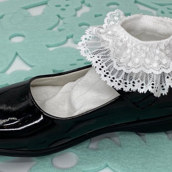 White Lace Socks - Etsy