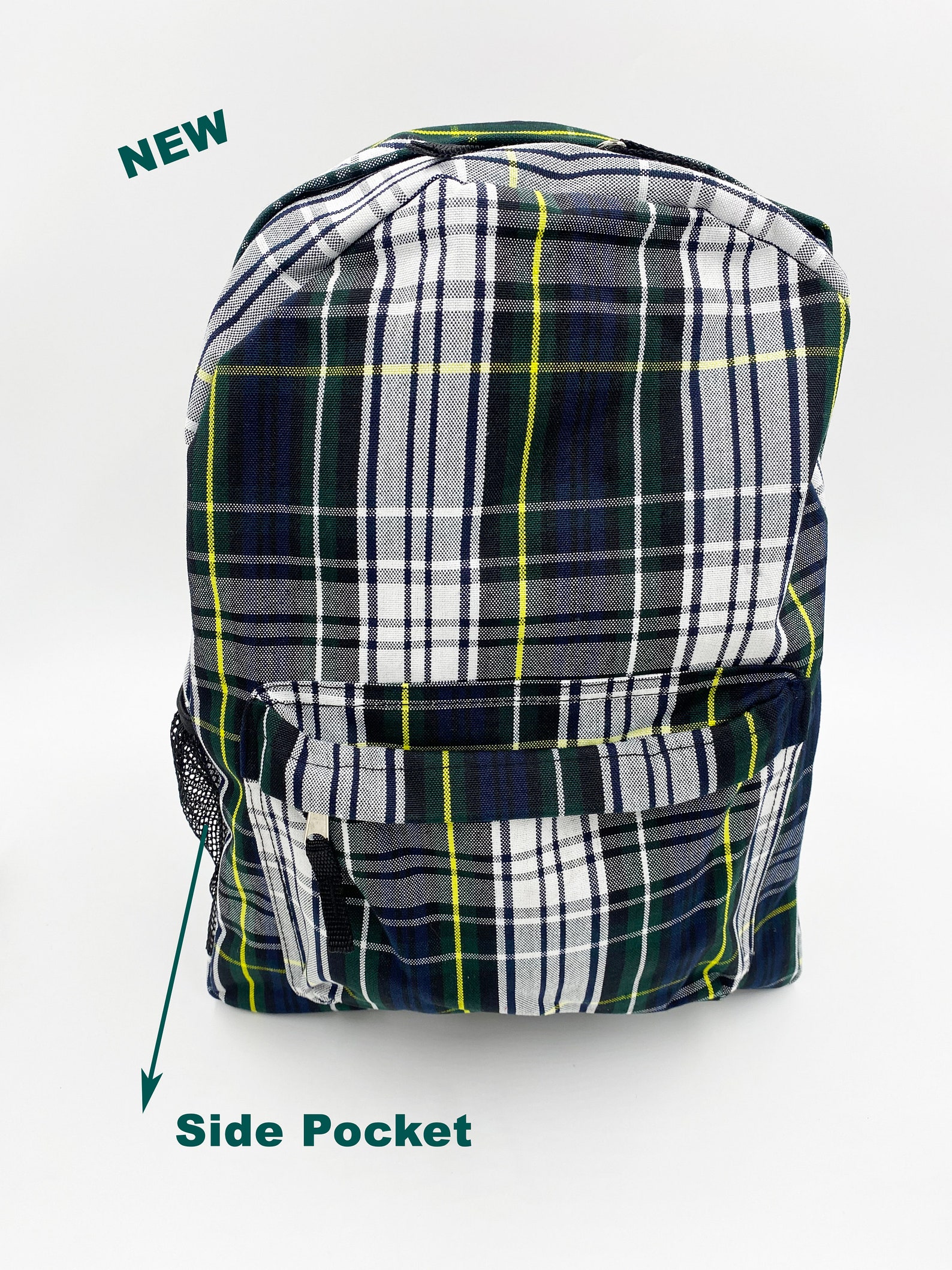 School Uniform Plaid Backpack/back to School/sporttravel - Etsy