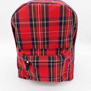 School Uniform Plaid Backpack/back to School/sport,travel Backpack ...