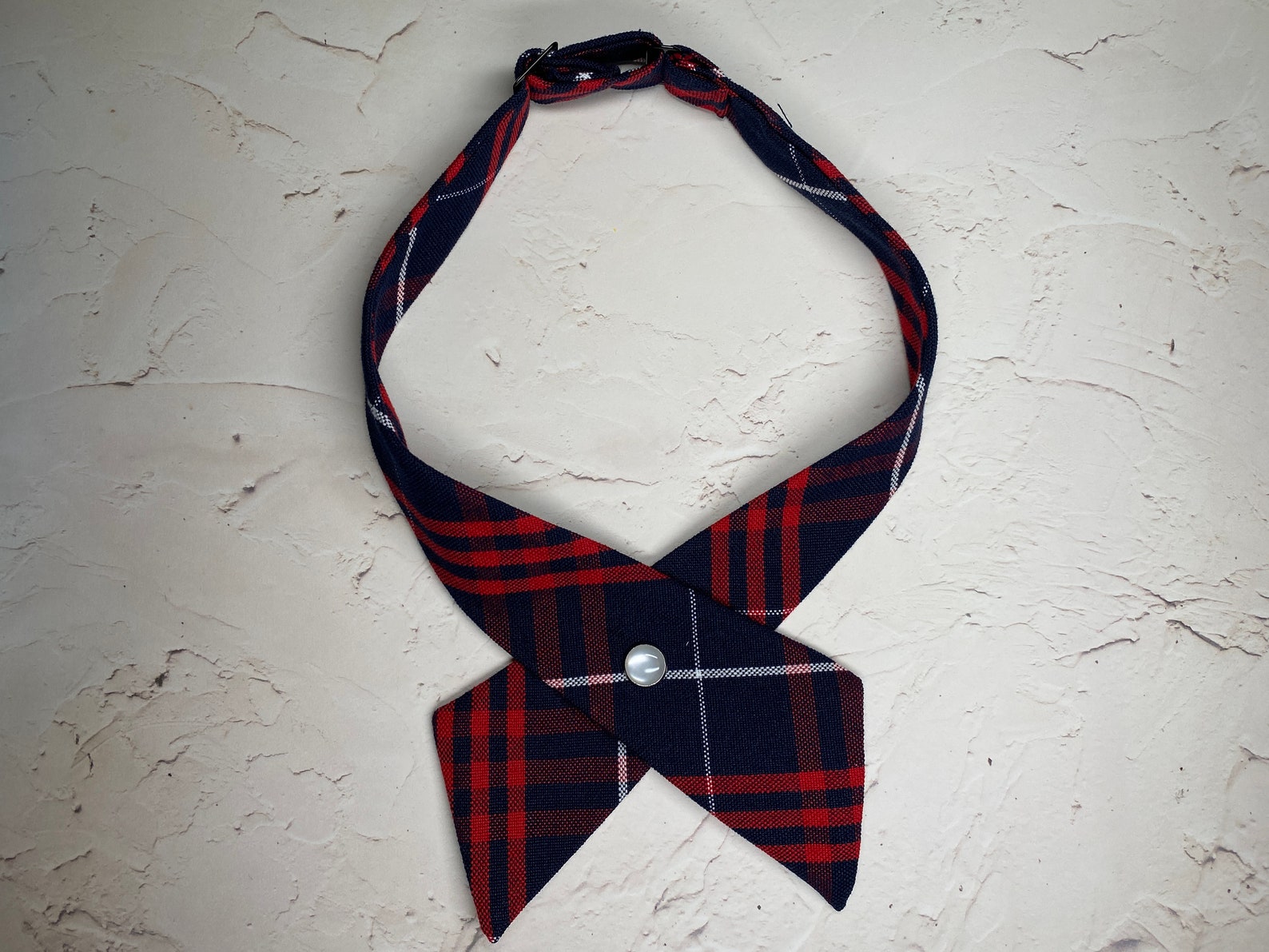 Girl's Plaid Cross Tie-back to School Uniform Adjustable - Etsy