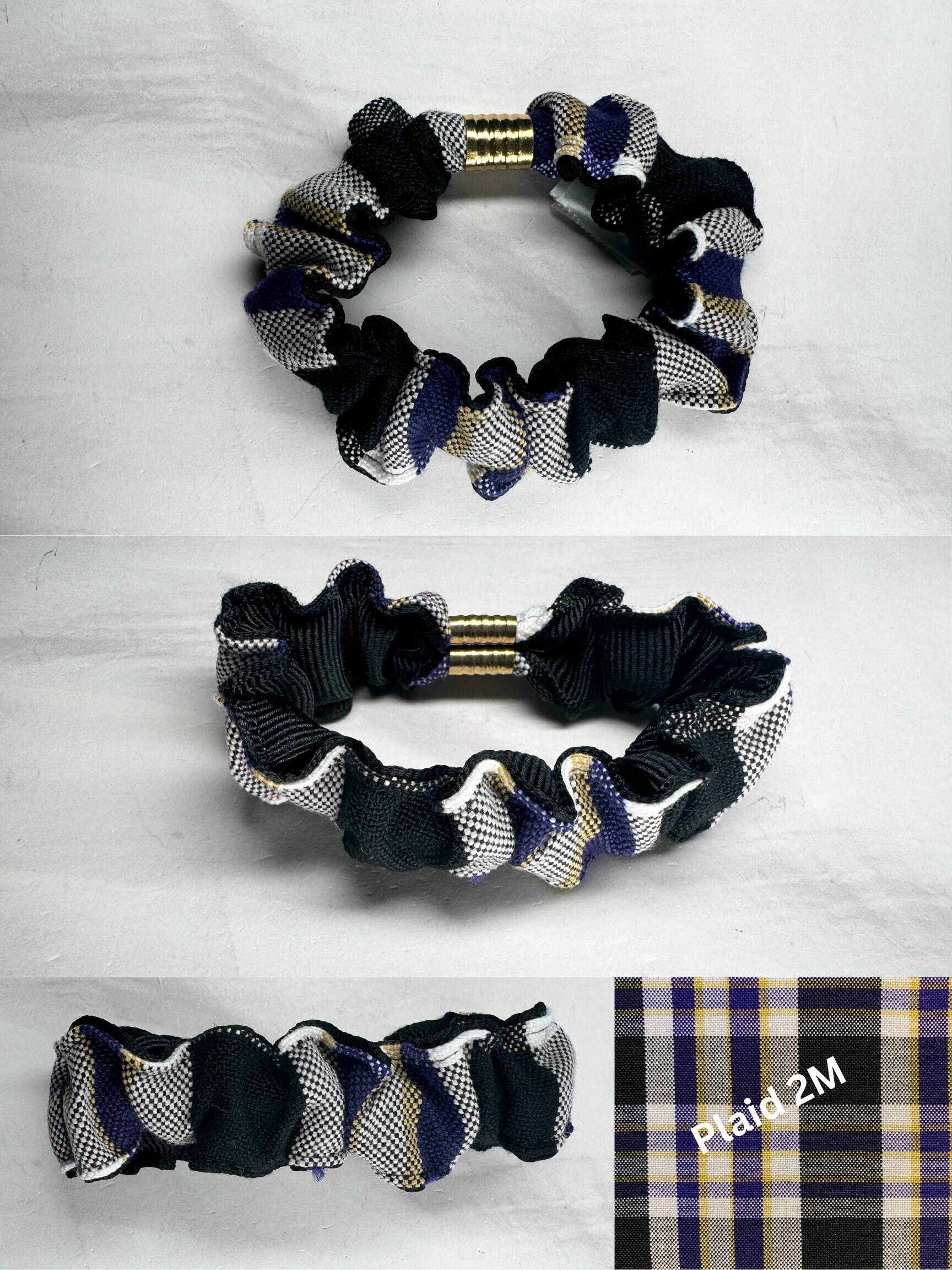 School Uniform Plaid Elastic Pony Wrap/back to School/school Uniform ...