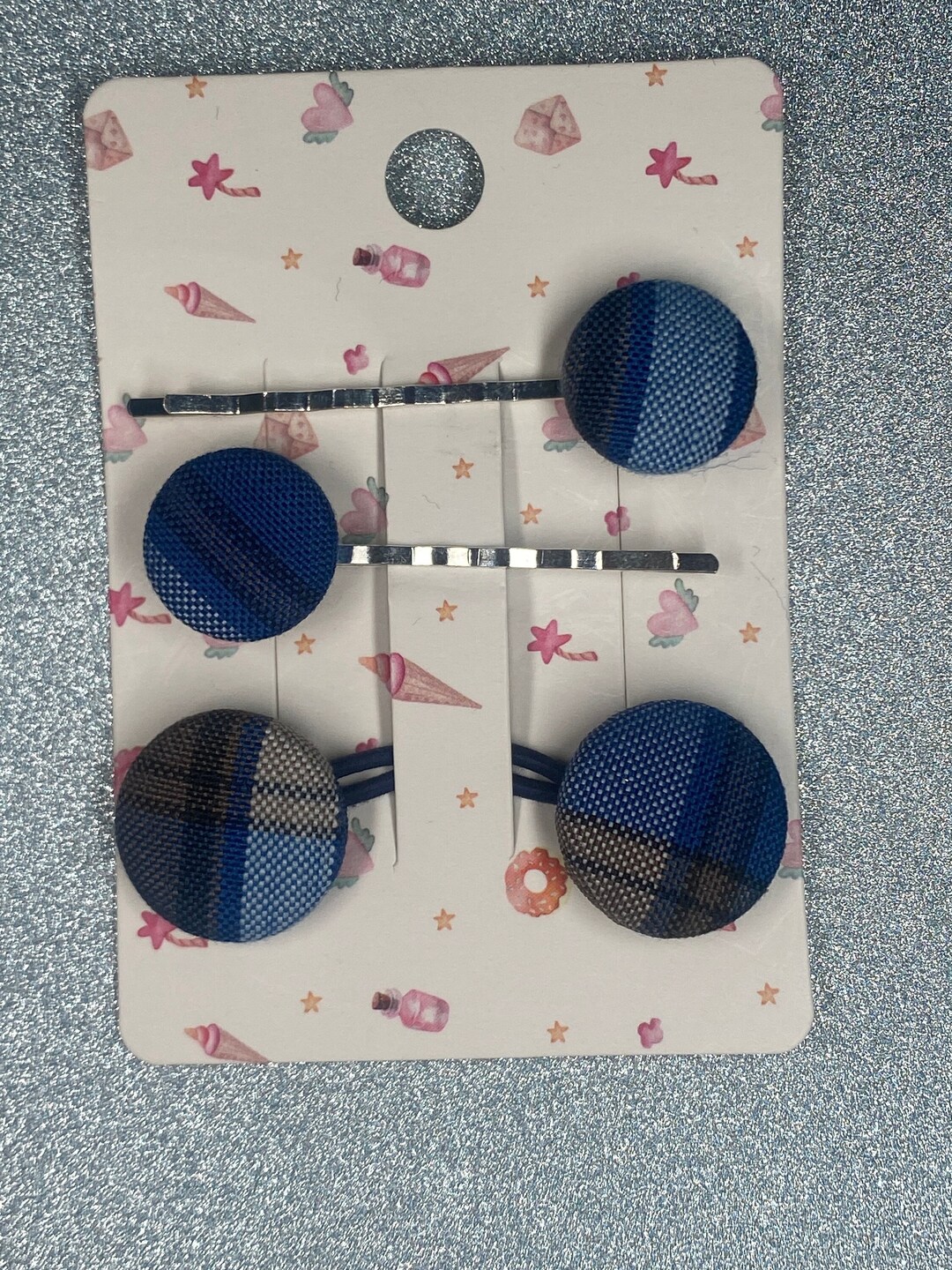 Plaid 73/graham Plaid/school Uniform Plaid/button Hair Bobby Pin/double ...