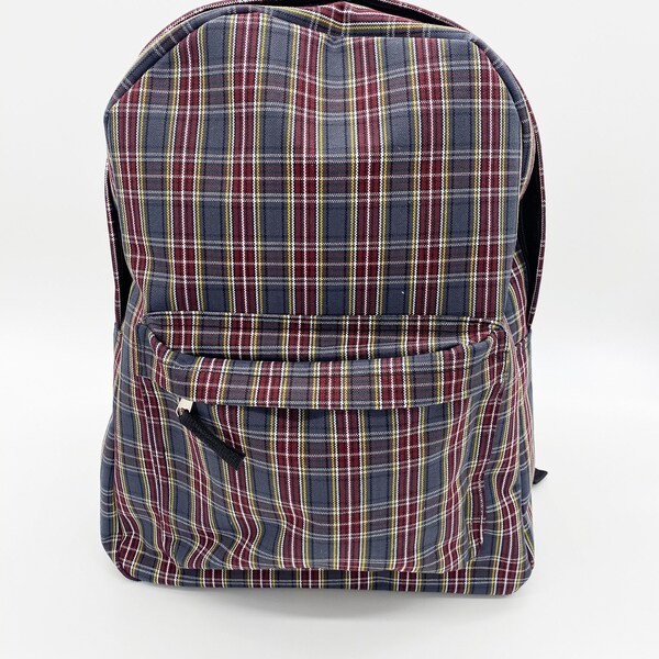 Maroon Backpack - Etsy UK