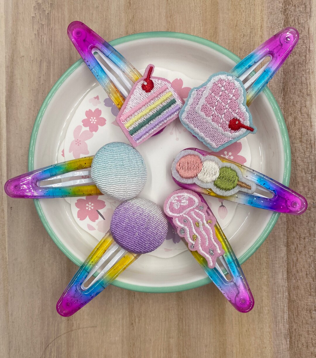 Rainbow Hair Clip,toddler,girls Hair Clip,baby Girl Hair Clip,rainbow ...