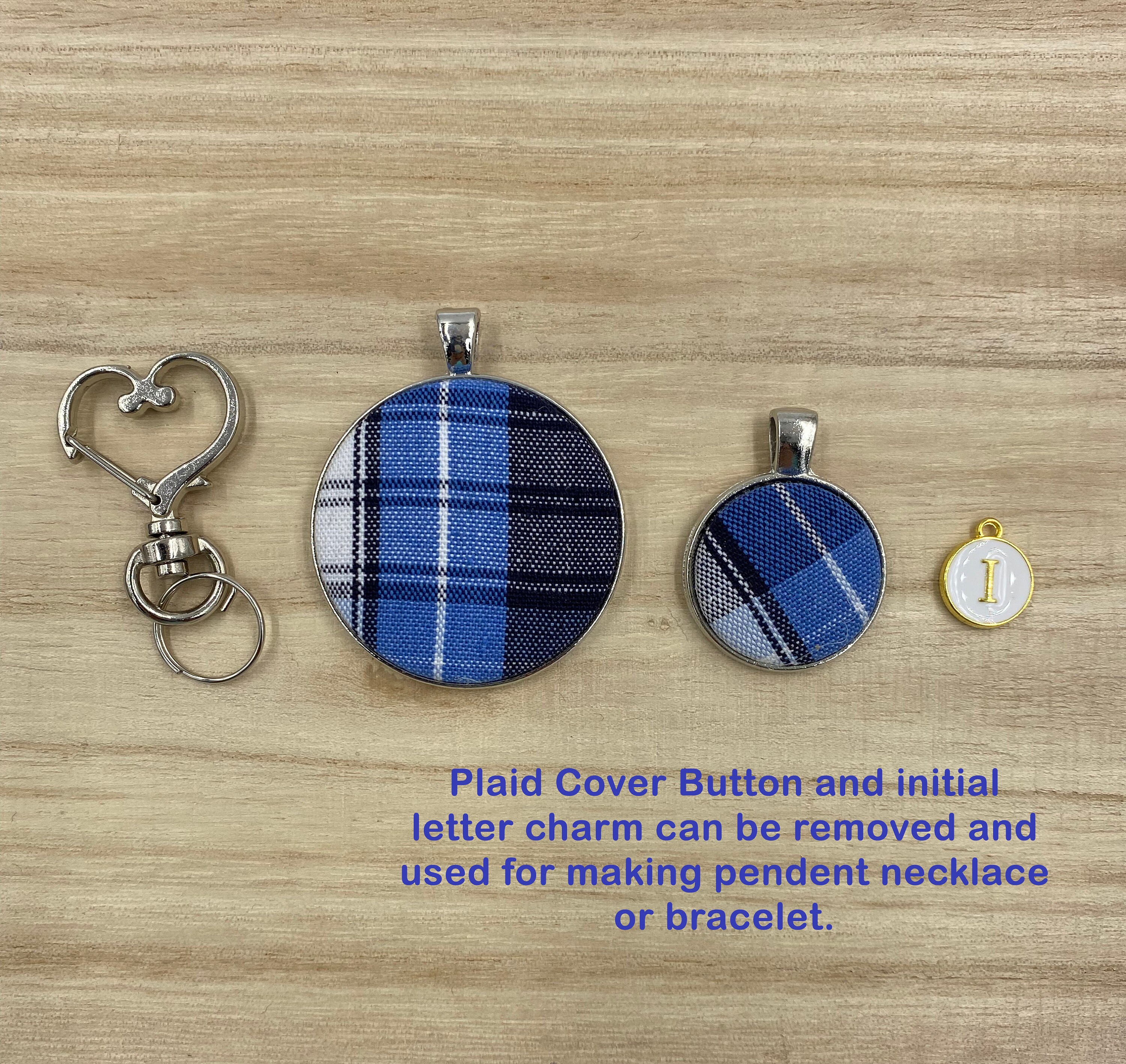 School Uniform Plaid Rr76/heart Shape Keychain Clip/personalized/key ...