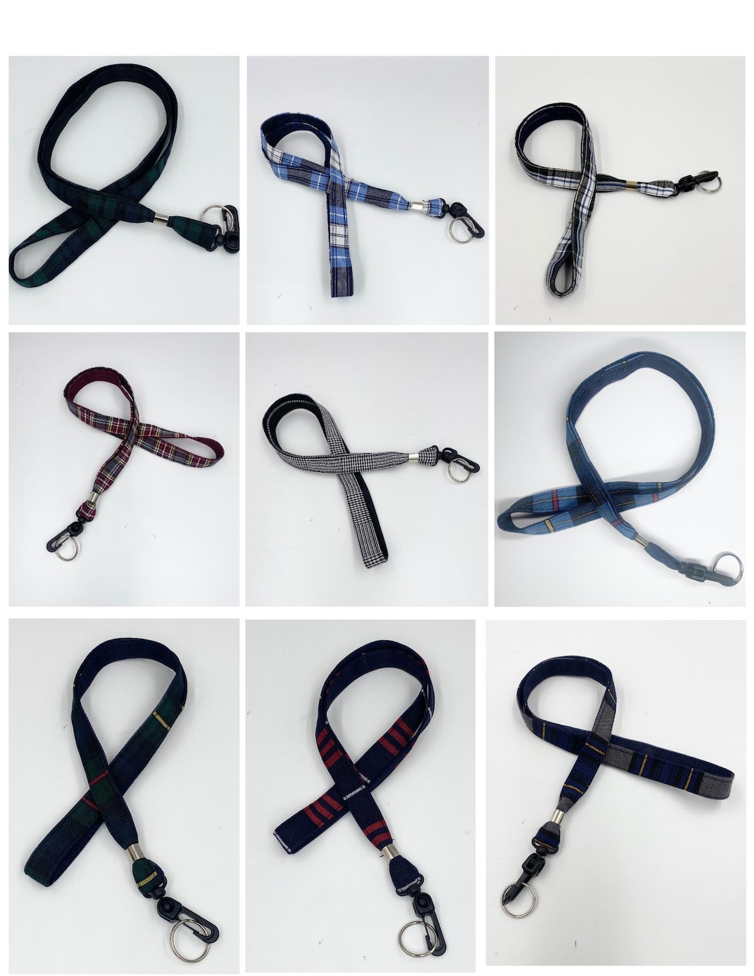 School Uniform Plaid Lanyard-id Badge Lanyard-teacher Lanyard-student ...