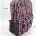 School Uniform Plaid Backpack/back to School/sport,travel Backpack ...