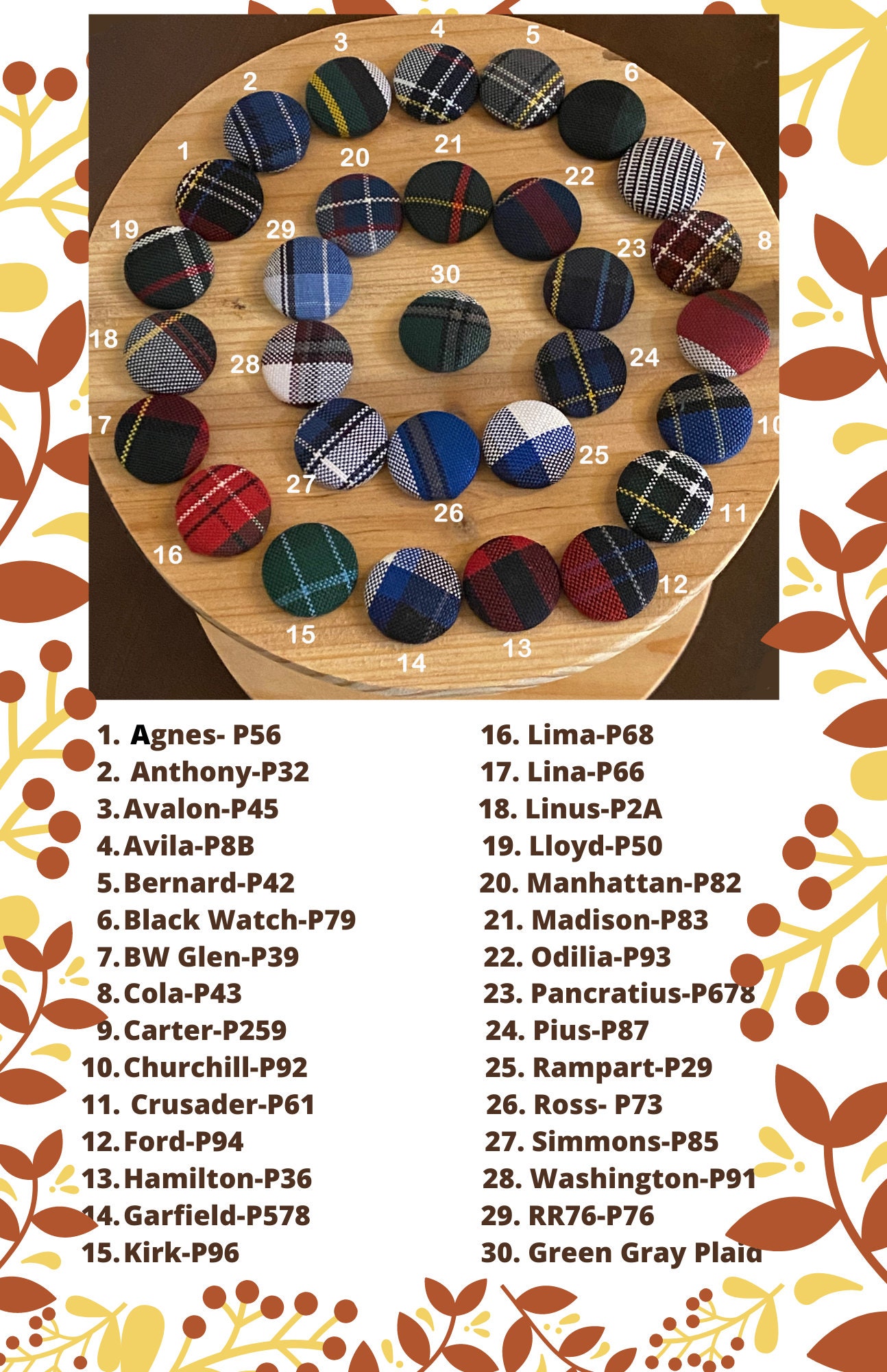 School Uniform Plaid 87/SET of 3/Teacher Magnet/School | Etsy