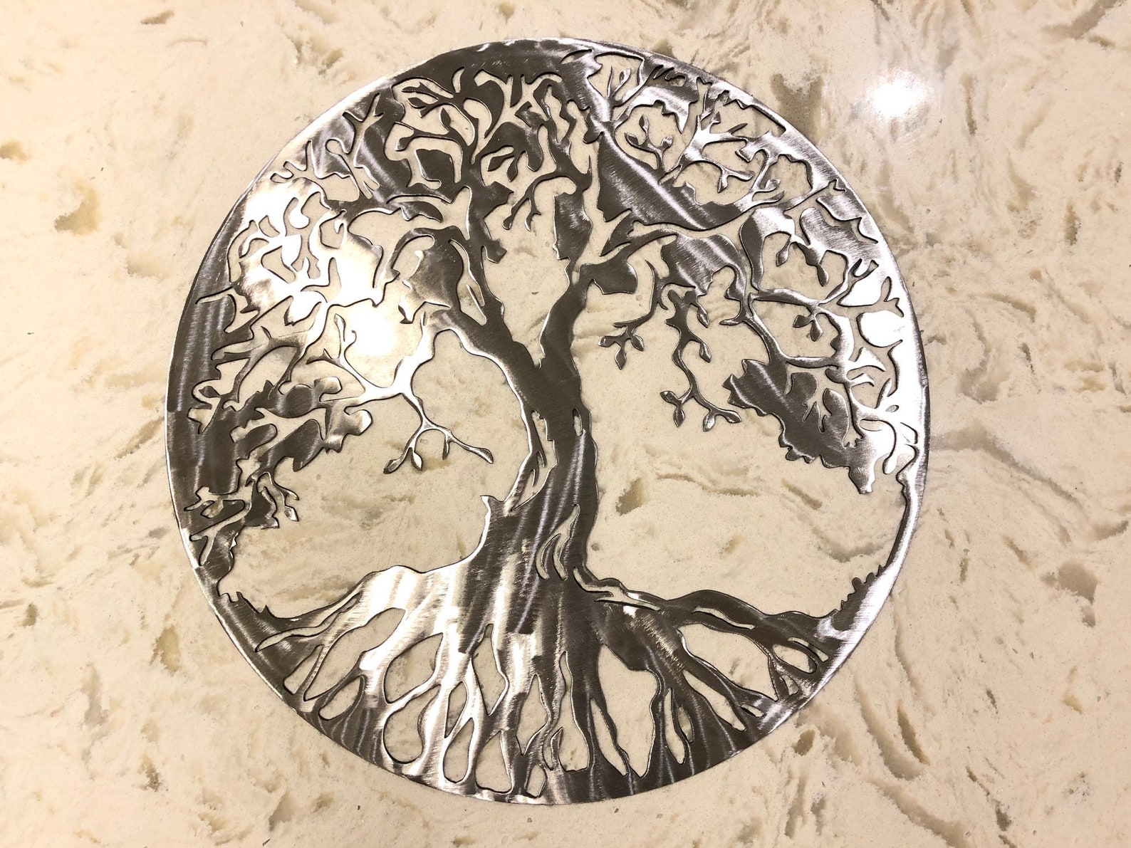 Tree of Life Plasma Cut Metal Wall Art Home Decor - Etsy