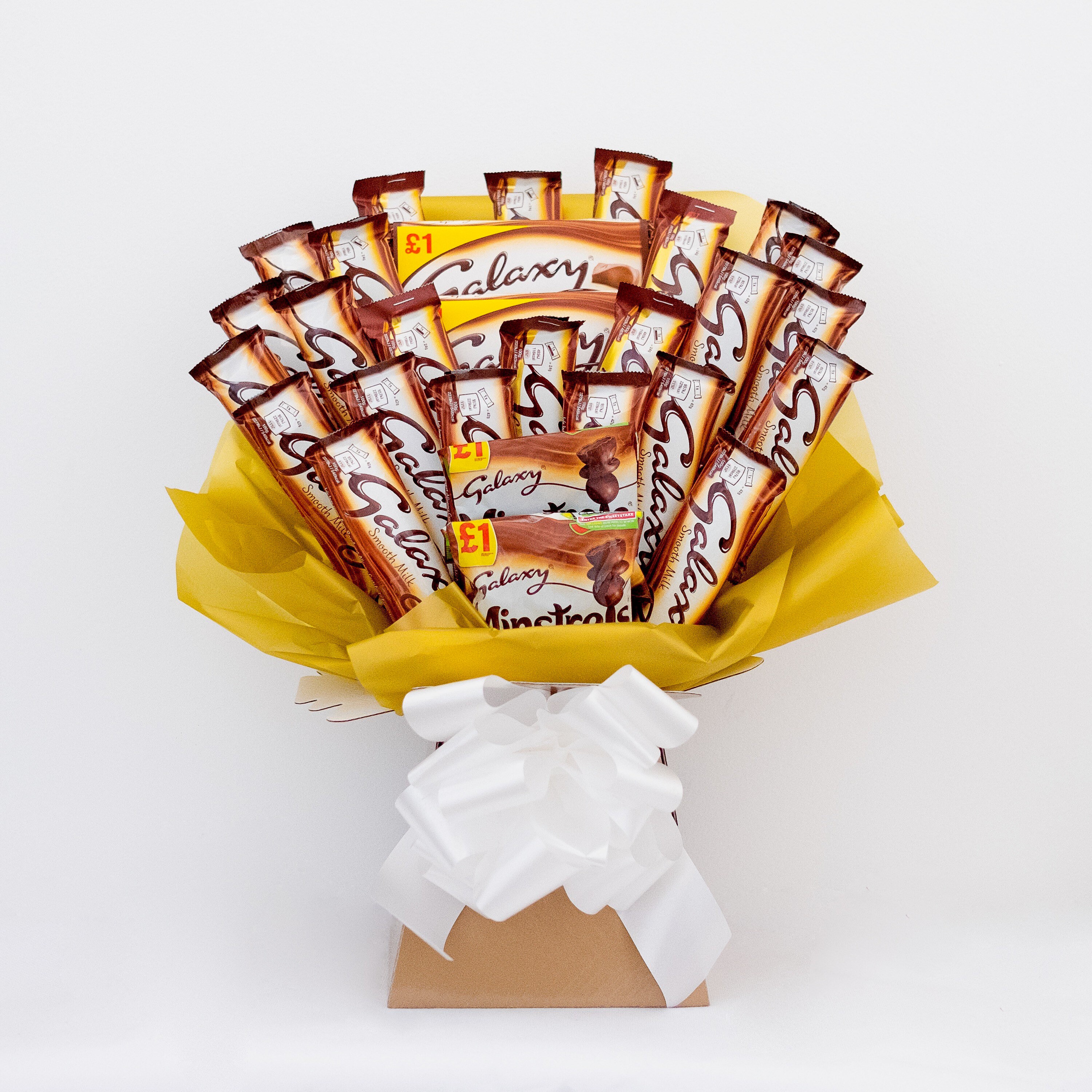 Galaxy Chocolate Bouquet Hamper gift Mothers Day Anniversary Birthday ...