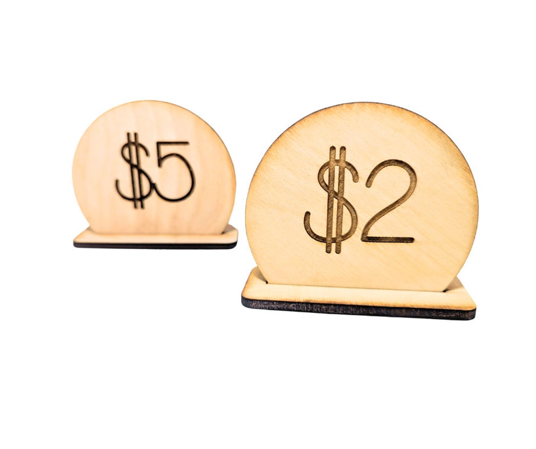 Wooden Price Sign, Craft Show Sign, Pricing for Crafters Booth ...