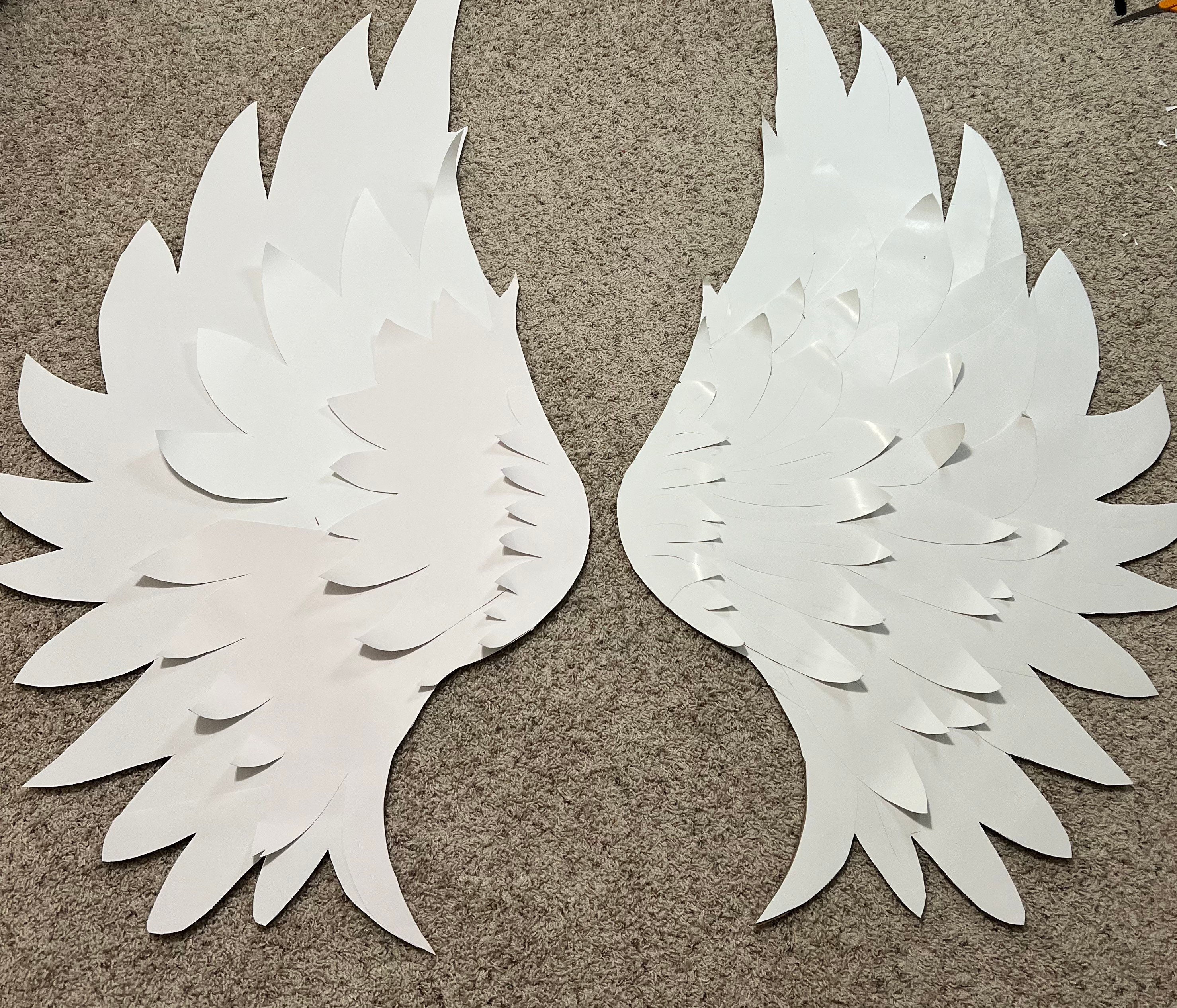 PDF Plantilla Alas De Algel, Angel Wings Template - Etsy