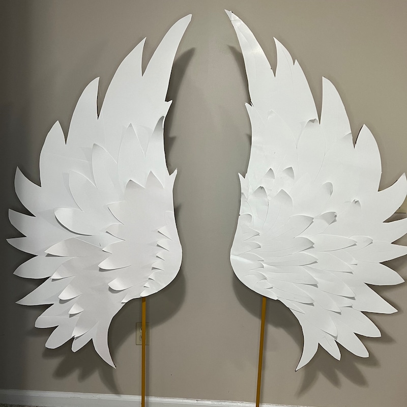 Molde para imprimir alas de angel - Etsy México