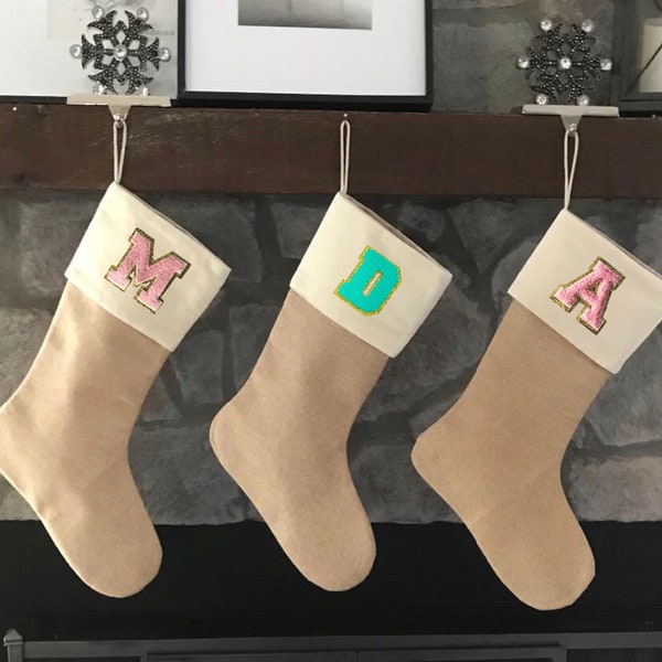 Stocking Initial - Etsy