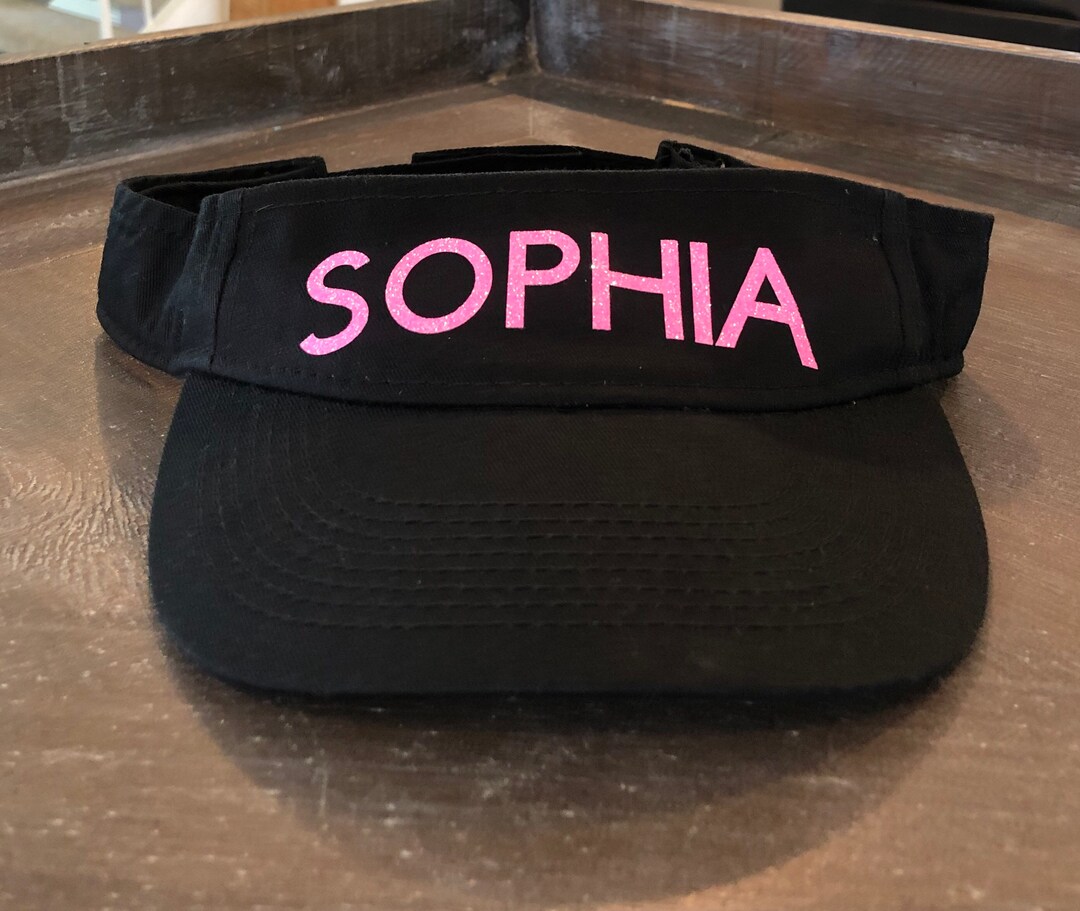 Youth Personalized Name Sports Visor, Softball Baseball Kids Visor With ...