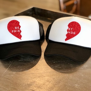Best Friends Trucker Hat, BFF Hat for Adult Women and Men - Etsy
