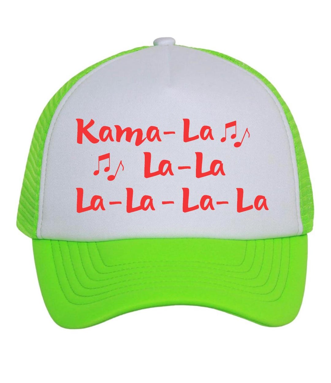 Kama-la La La Trucker Hat, Kamala Harris Christmas Foam Mesh Trucker ...