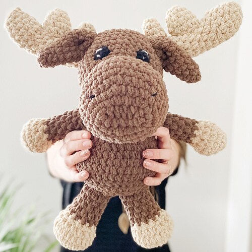 Manny Moose CROCHET PATTERN Amigurumi Crochet Pattern PDF - Etsy