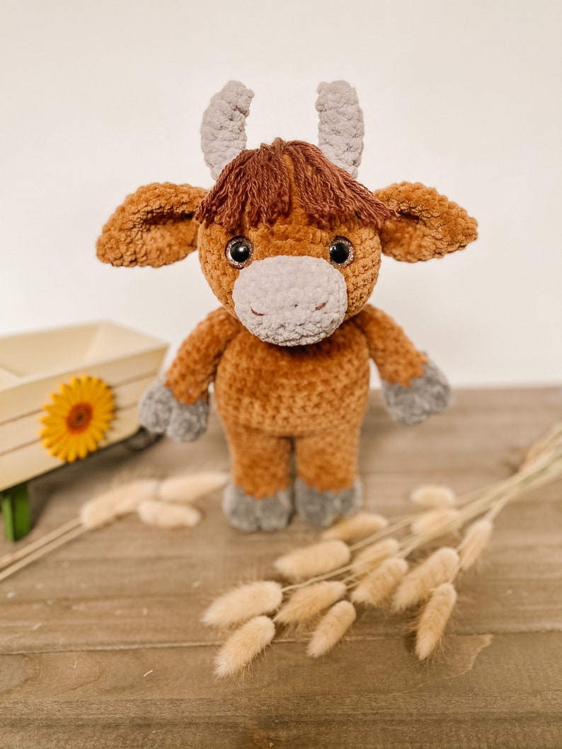 Ozzy the Ox CROCHET PATTERN Amigurumi Crochet Pattern PDF - Etsy
