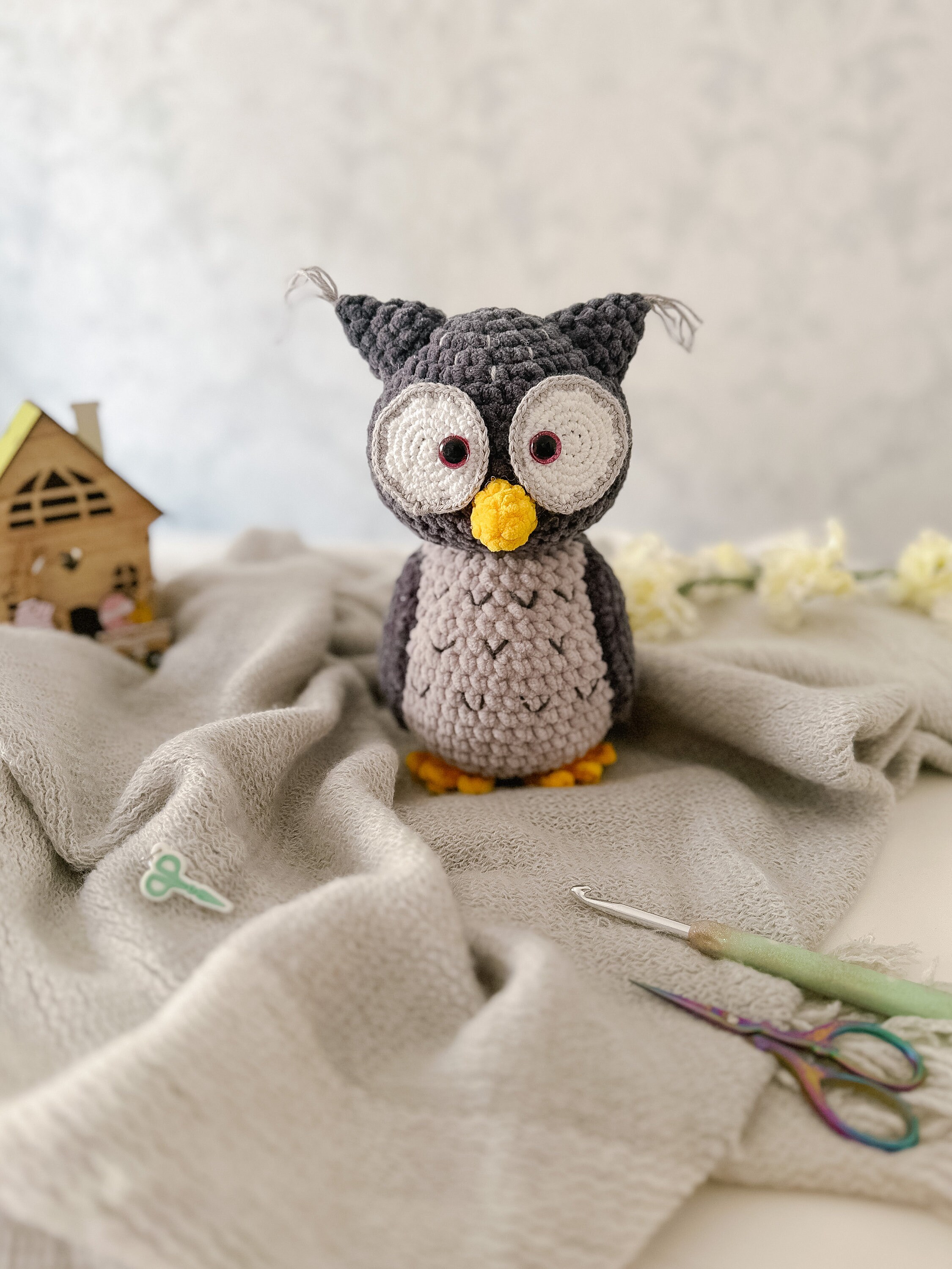 Otto the Owl CROCHET PATTERN, Amigurumi Crochet Pattern, PDF - Etsy