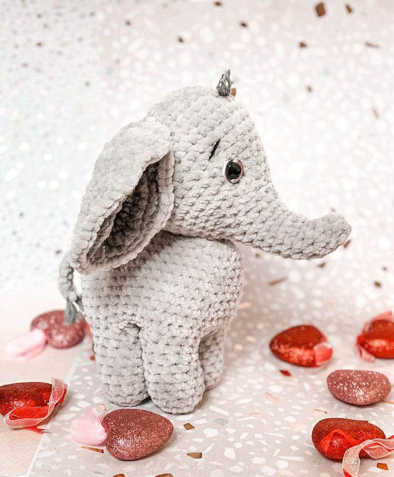 Eleanor the Elephant CROCHET PATTERN, Amigurumi Crochet Pattern, PDF - Etsy