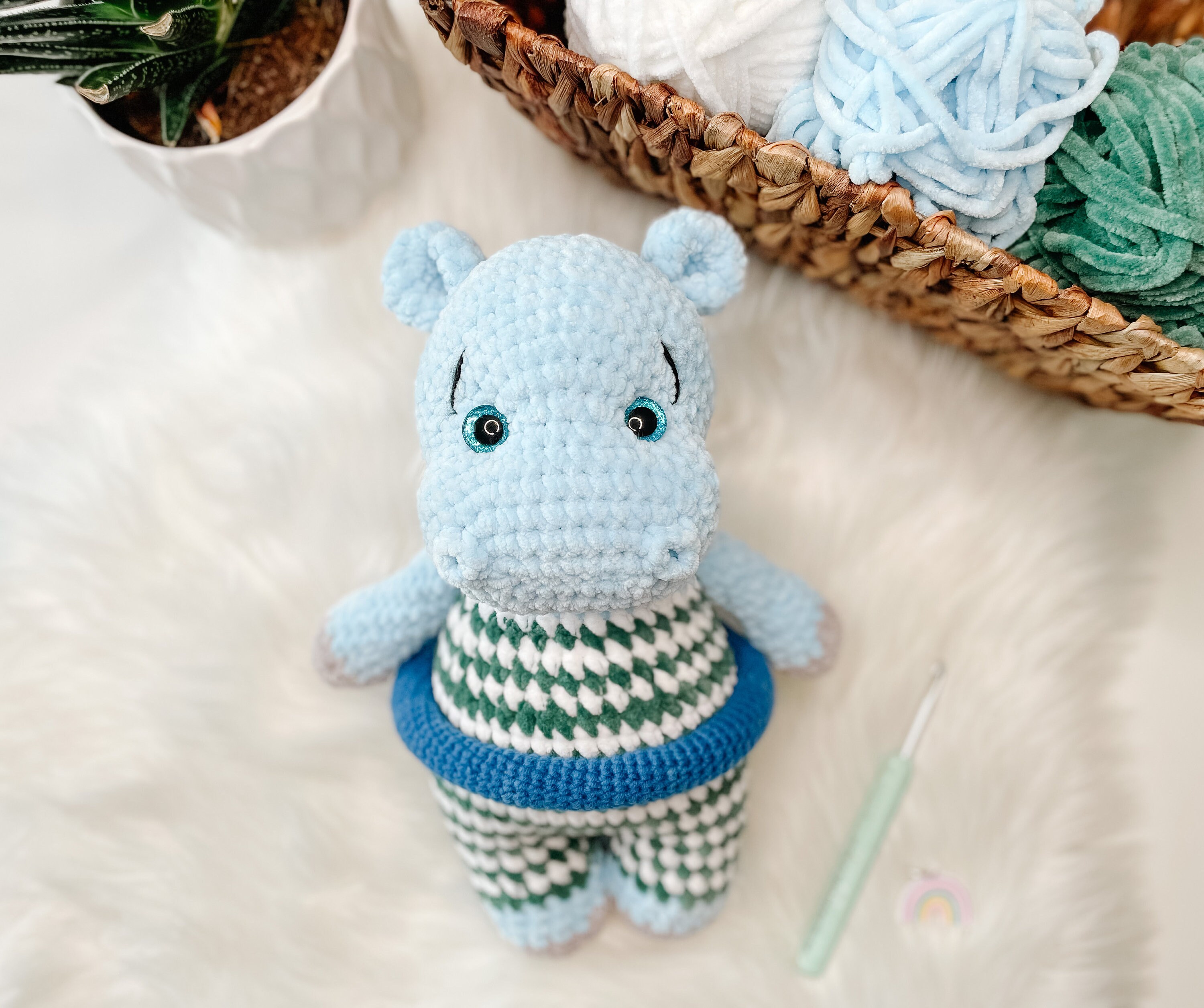 Henry Hippo CROCHET PATTERN Amigurumi Crochet Pattern PDF - Etsy
