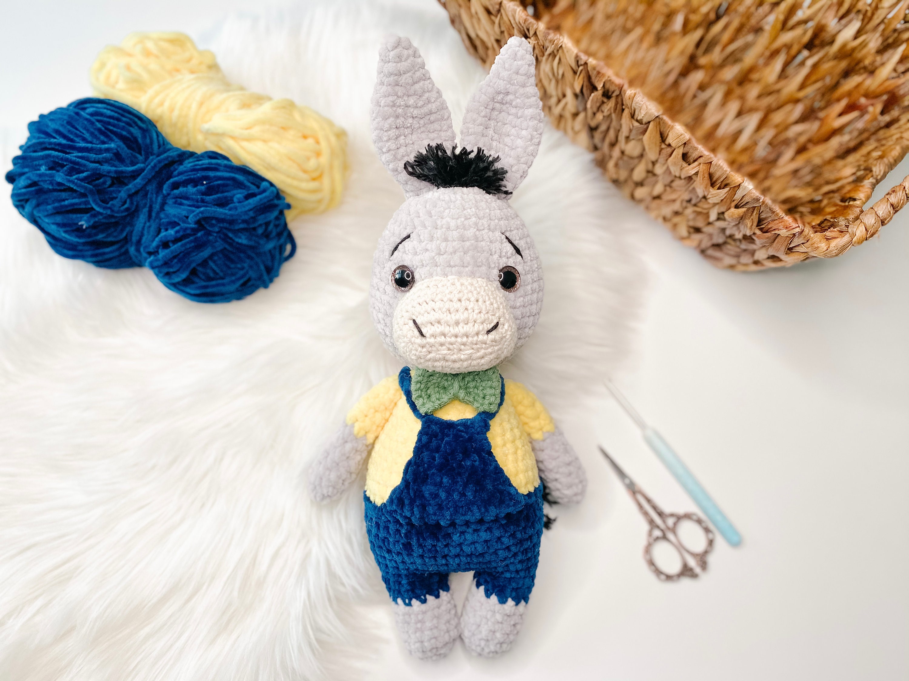Danny & Delilah Donkey CROCHET PATTERN Amigurumi Crochet - Etsy