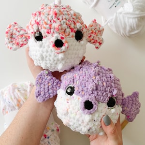 Penelope Puffer Fish CROCHET PATTERN, Amigurumi Crochet Pattern, PDF - Etsy