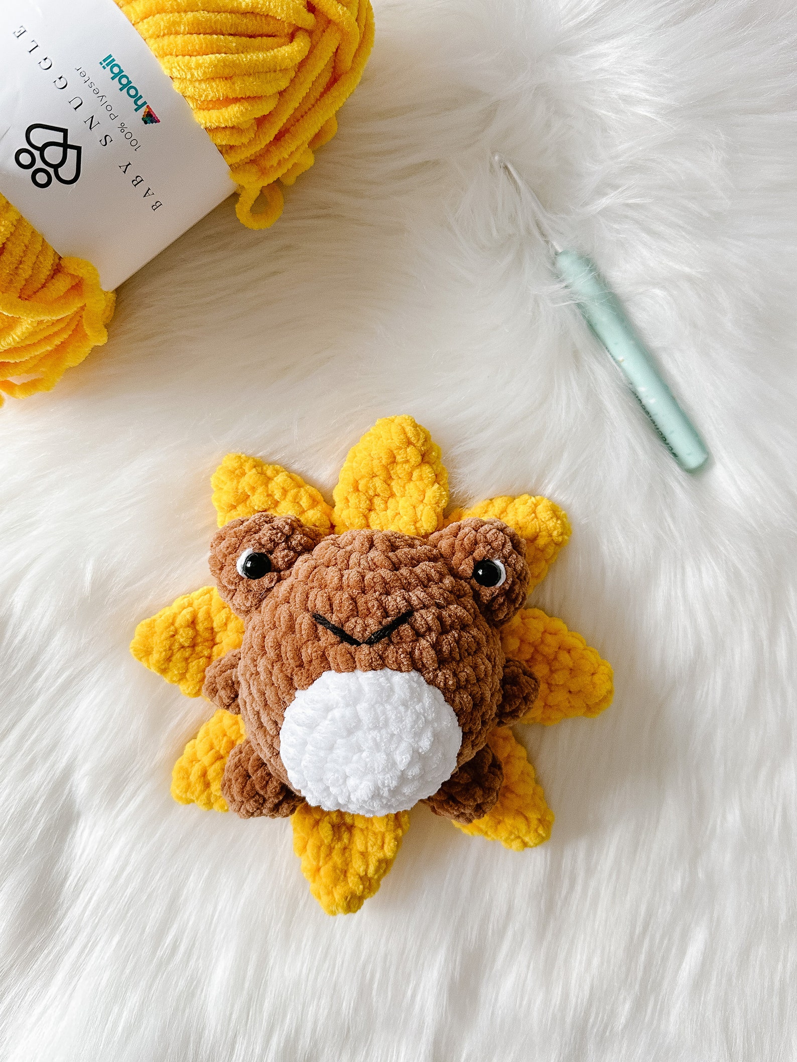Sonny Sunflower Frog CROCHET PATTERN, Amigurumi Crochet Pattern, PDF - Etsy