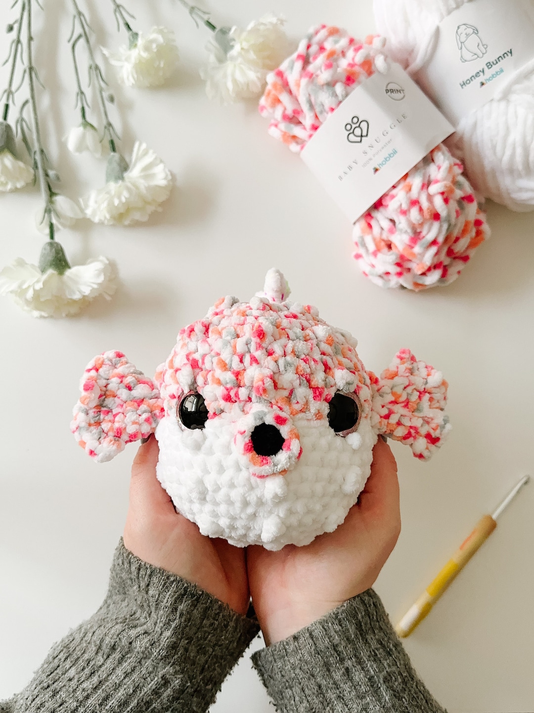 Penelope Puffer Fish CROCHET PATTERN, Amigurumi Crochet Pattern, PDF - Etsy