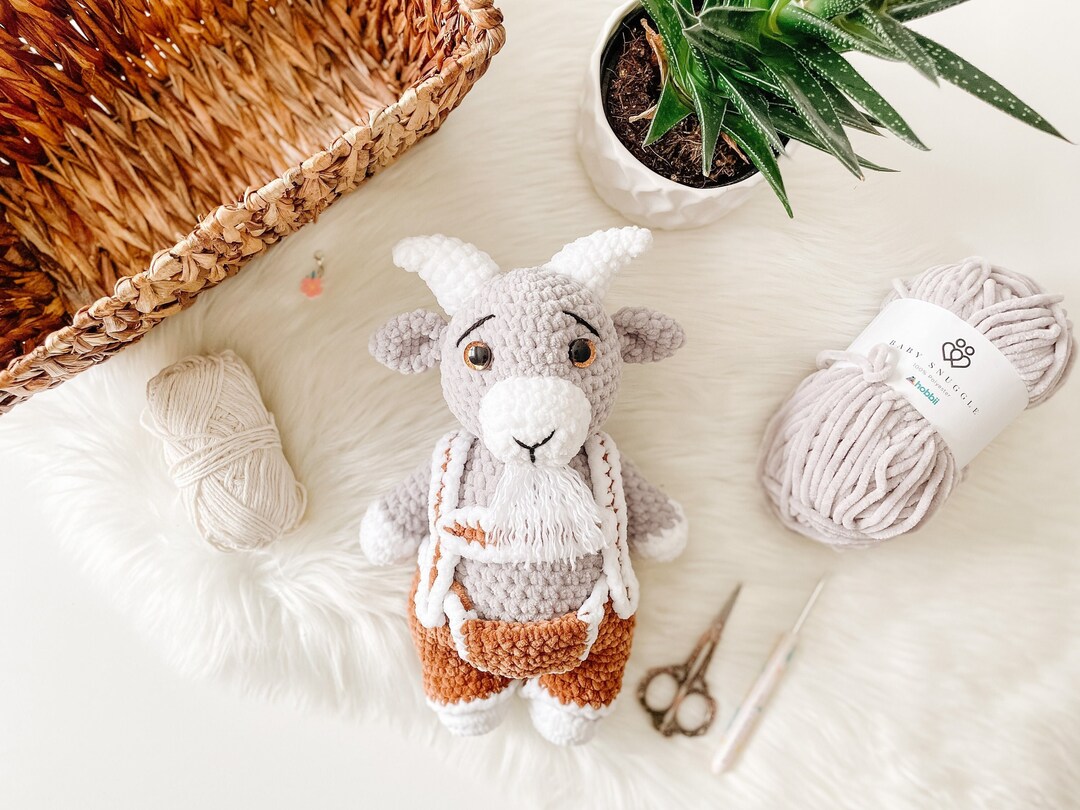Gabe the Goat CROCHET PATTERN, Amigurumi Crochet Pattern, PDF - Etsy