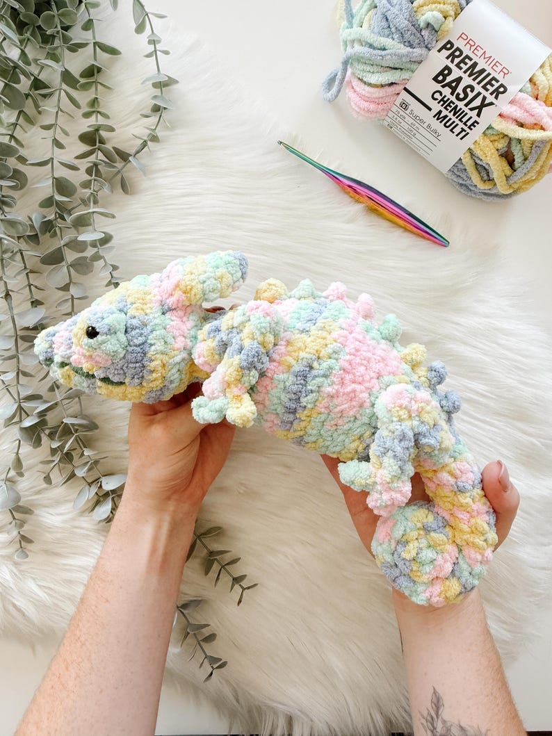 Camilla the Chameleon CROCHET PATTERN, Amigurumi Crochet Pattern, PDF ...