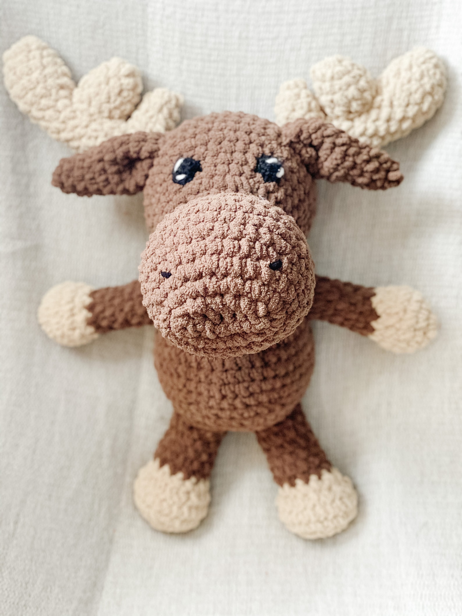 Manny Moose CROCHET PATTERN, Amigurumi Crochet Pattern, PDF, English and Spanish - Etsy