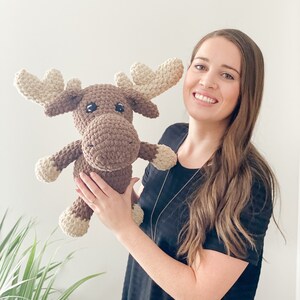 Manny Moose CROCHET PATTERN, Amigurumi Crochet Pattern, PDF, English ...