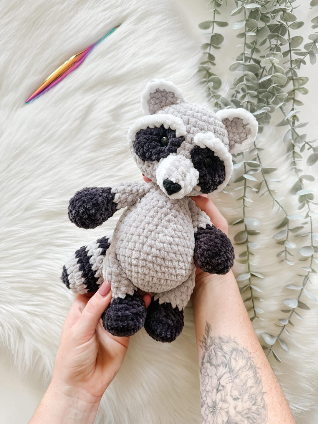 Remy the Raccoon, CROCHET PATTERN, Amigurumi Crochet Pattern, PDF ...