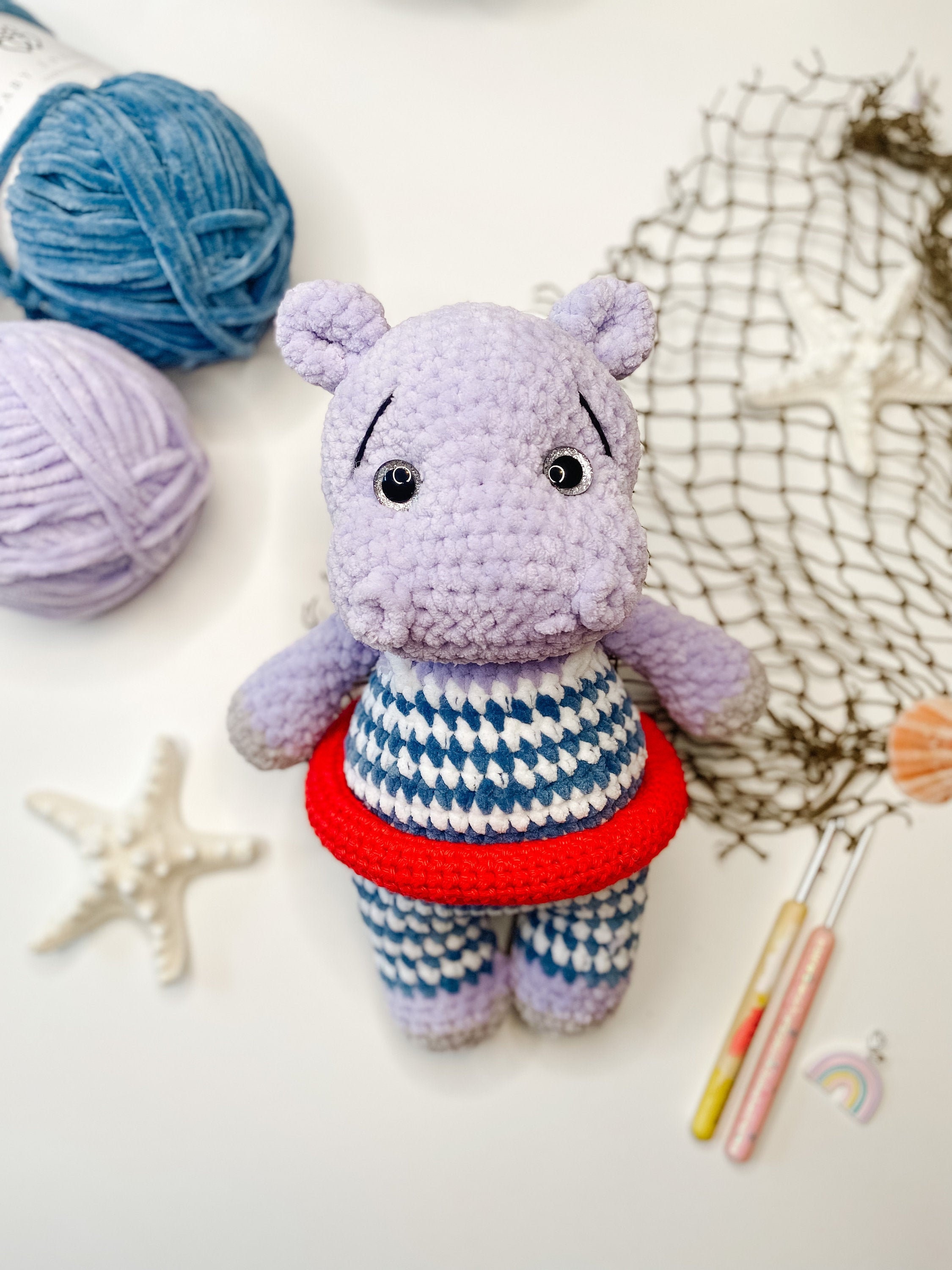 Henry Hippo CROCHET PATTERN Amigurumi Crochet Pattern PDF - Etsy