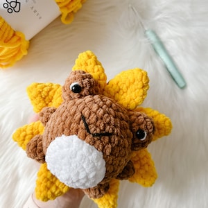 Sonny Sunflower Frog CROCHET PATTERN, Amigurumi Crochet Pattern, PDF - Etsy