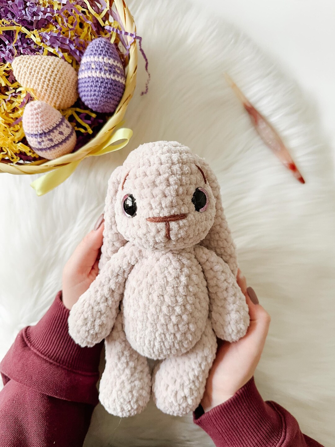 Bun the Bunny CROCHET PATTERN, Amigurumi Crochet Pattern, PDF, English ...