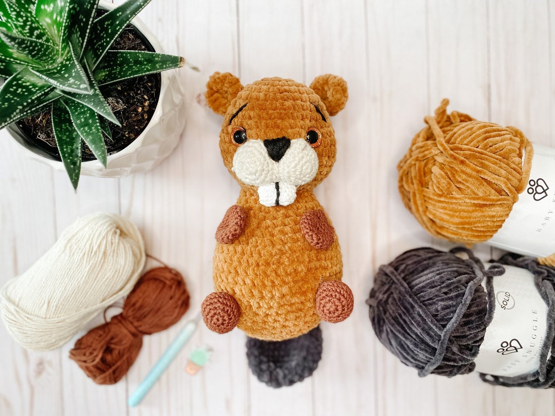 Bucky Beaver CROCHET PATTERN, Amigurumi Crochet Pattern, PDF - Etsy
