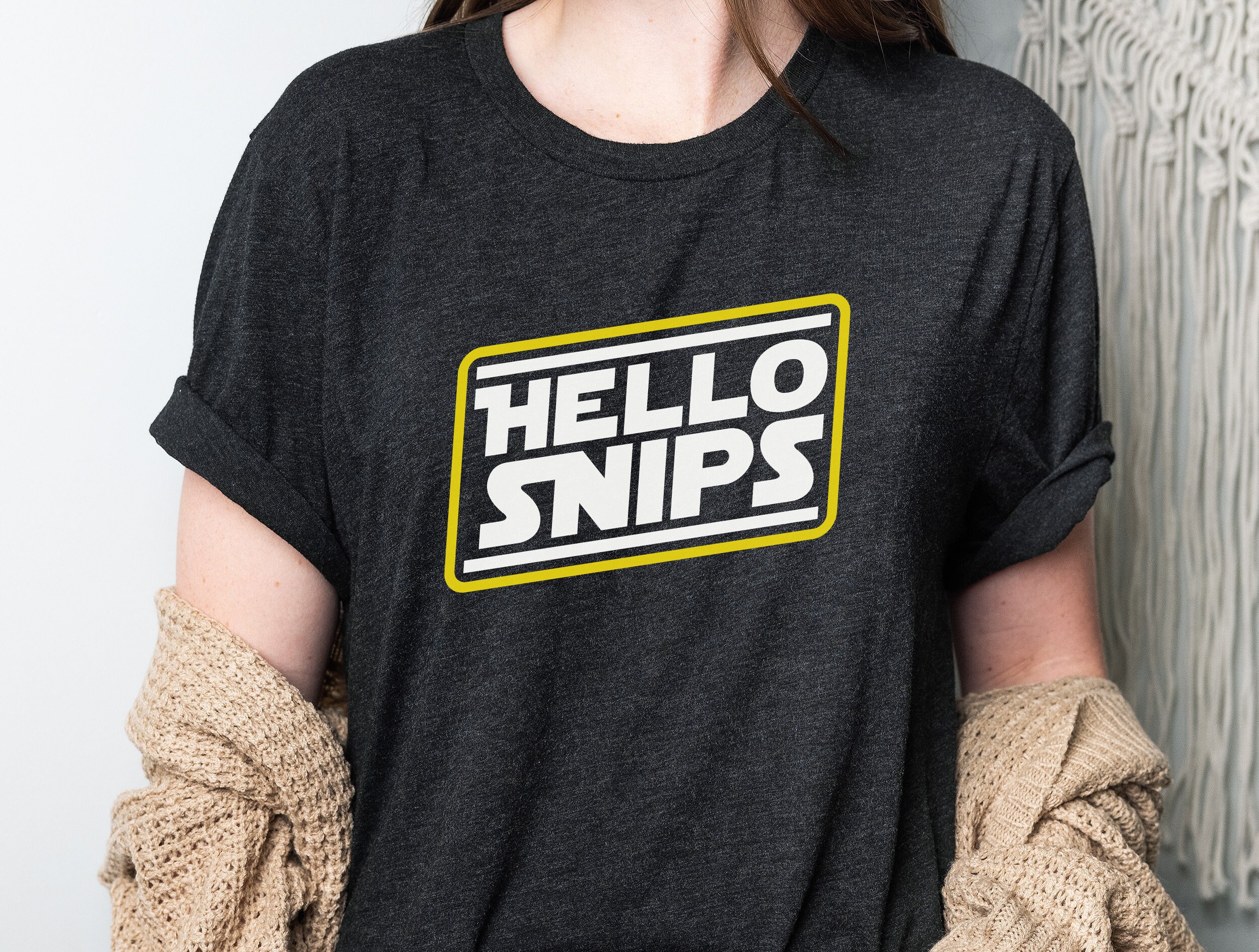 Hello Snips Logo Shirt anakin Skywalker Inspired Shirt - Etsy