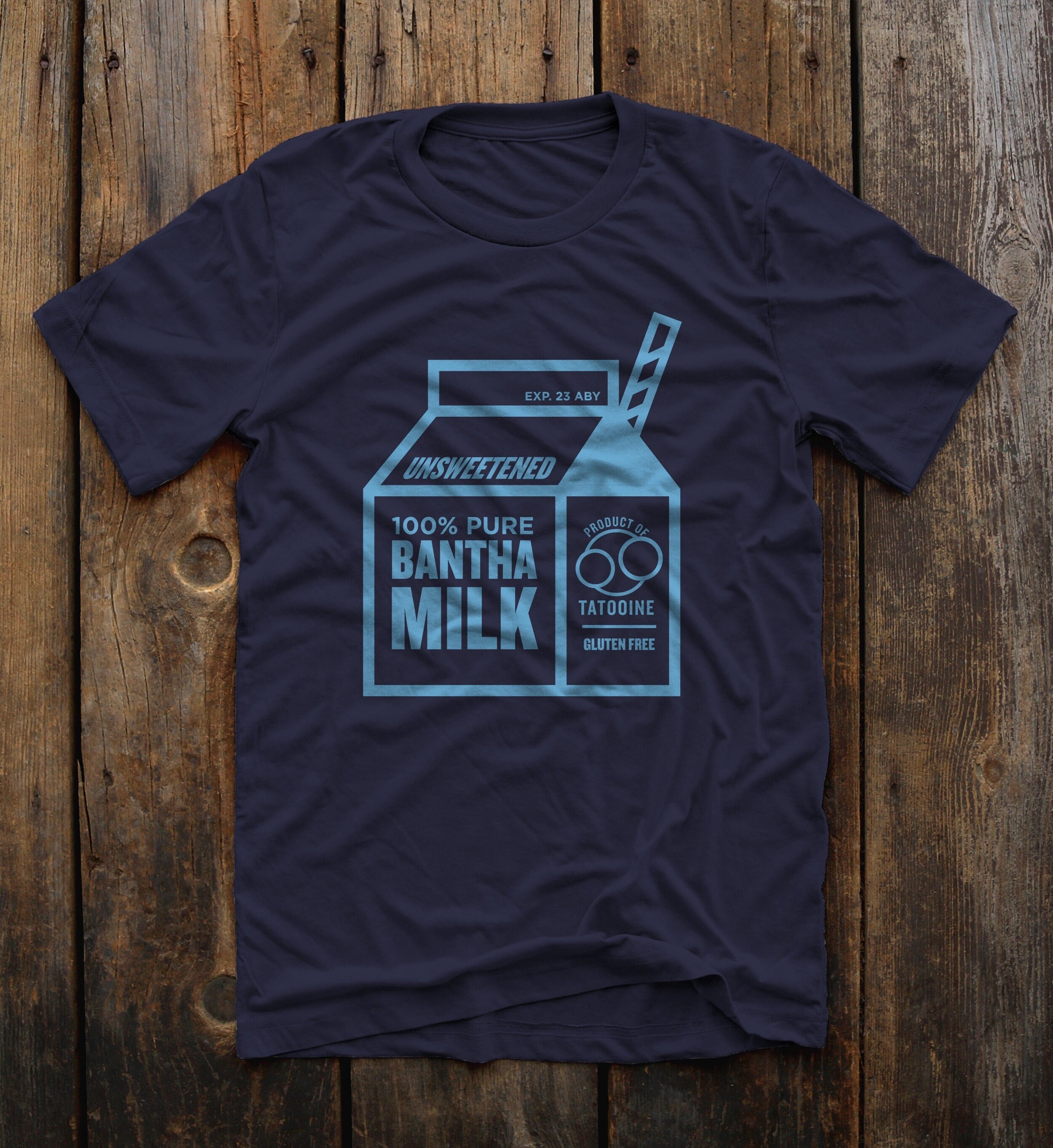Star Wars Inspired Blue Milk (bantha) Gluten Free Shirt - Etsy