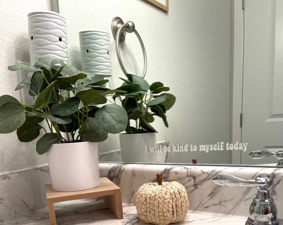 Positive Affirmations Motivational Mirror Decal Mirror | Etsy