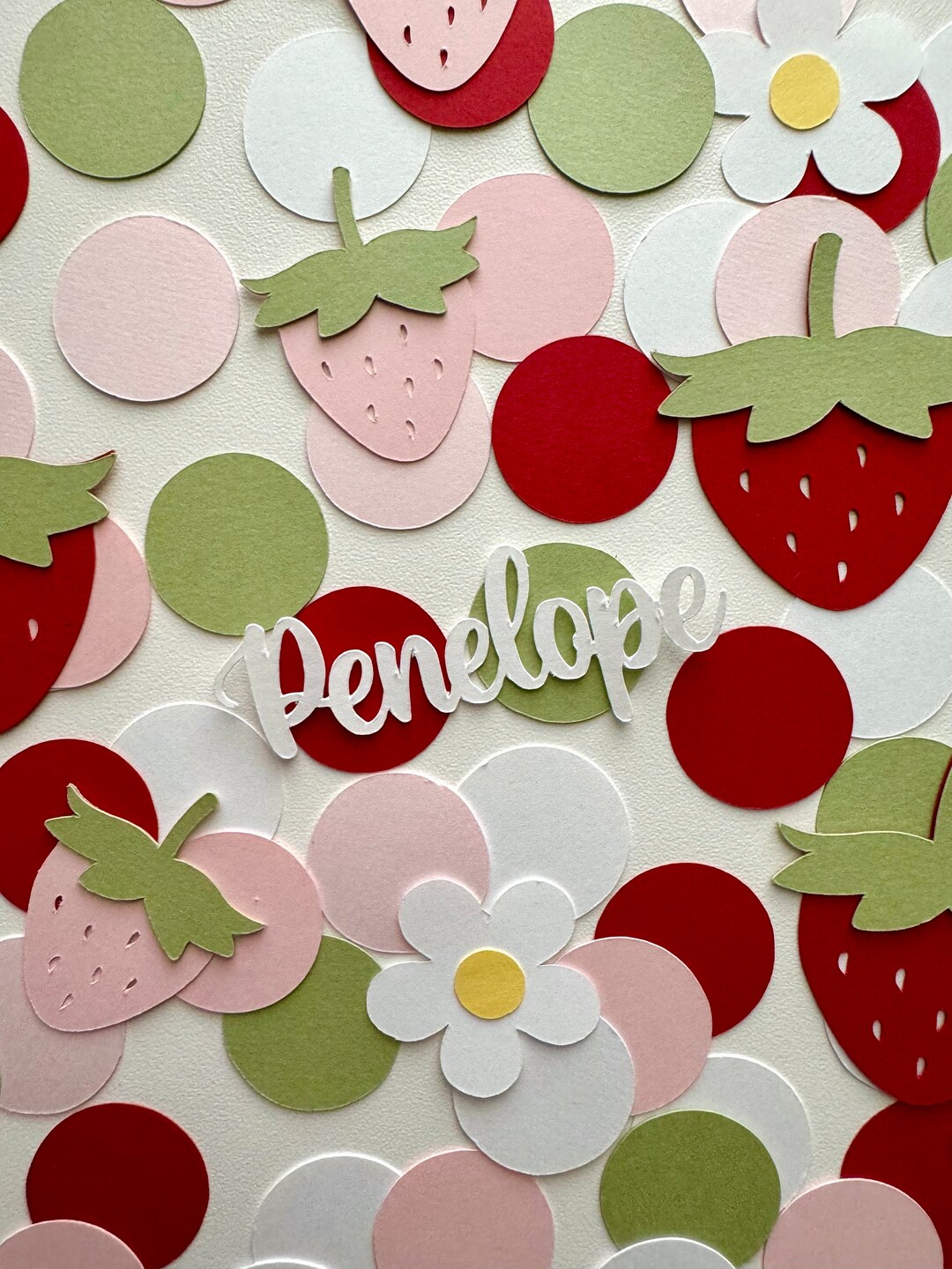 Strawberry Confetti - Sweet One Birthday - Berry First Birthday ...