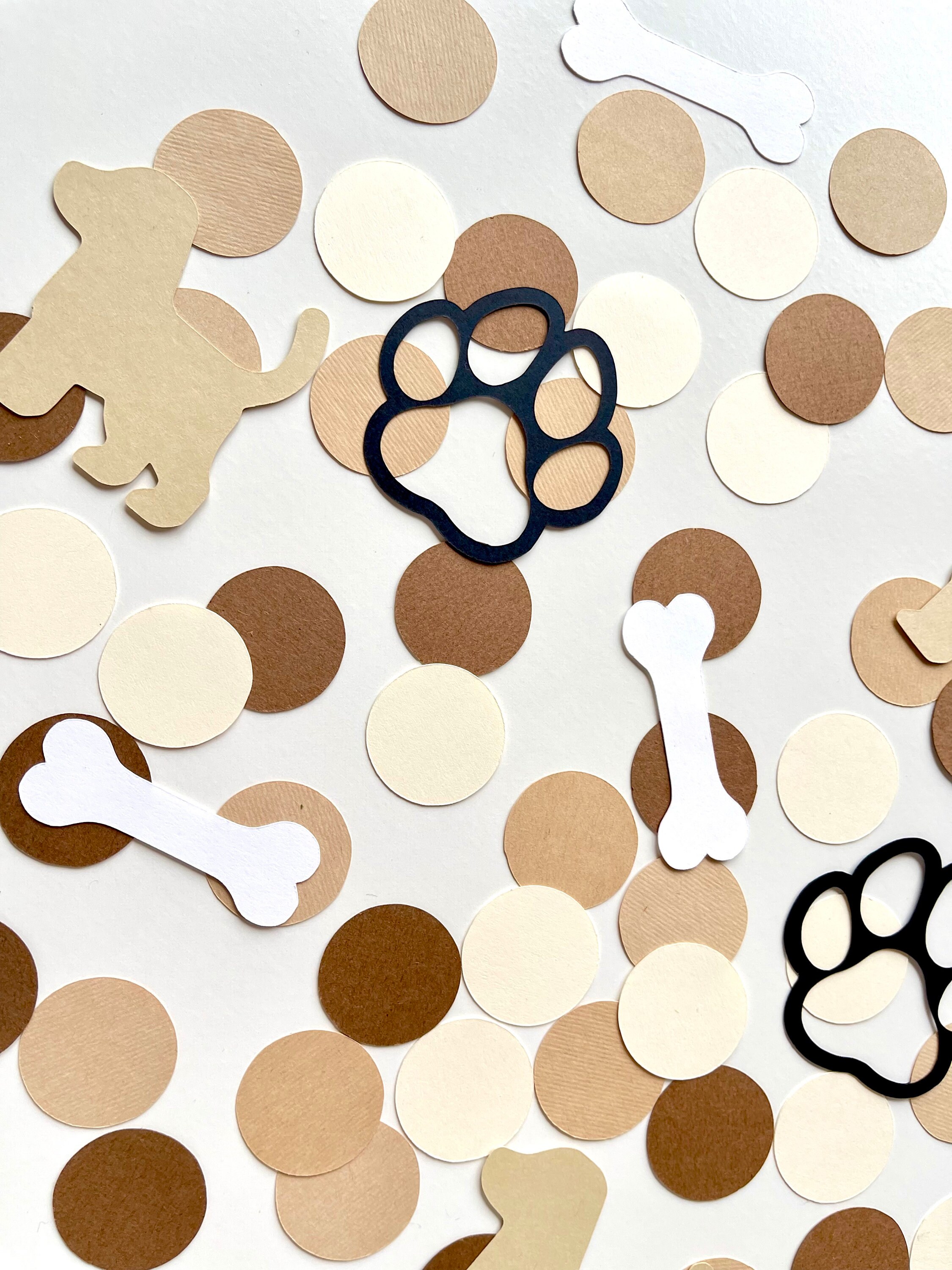 Lets Pawty Puppy Dog Birthday Confetti Dog Theme Birthday - Etsy