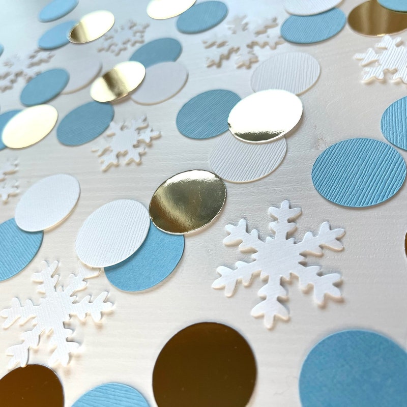 Snowflake Confetti - Etsy